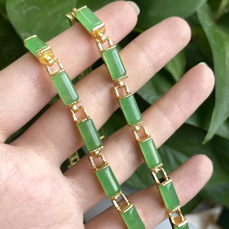 Jade Rectangle Bracelet – Jades by MK